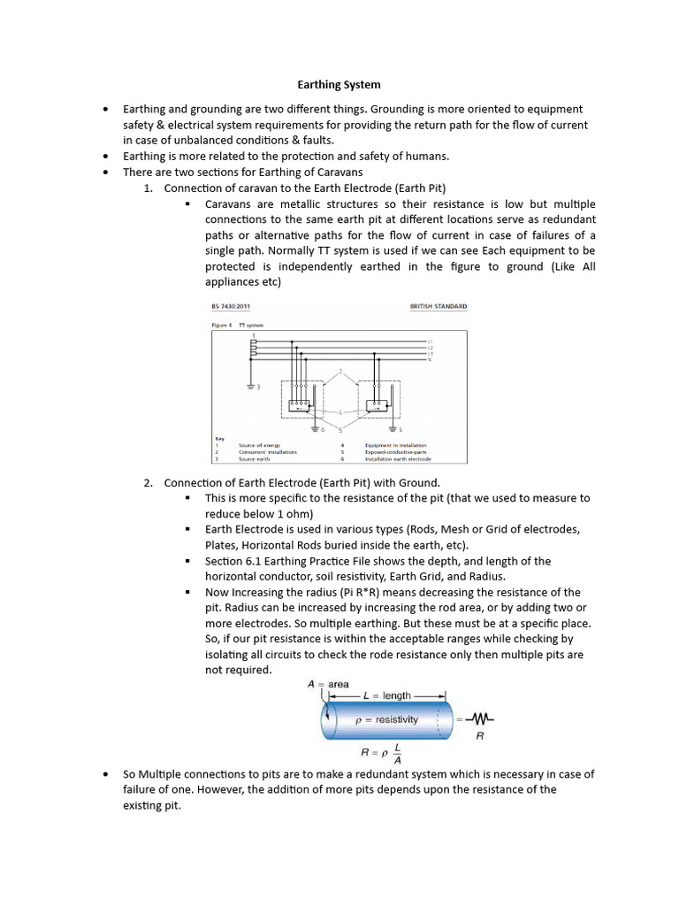 Earthing System | PDF | Manufactured Goods | Physical Quantities