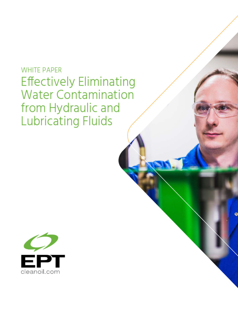 Water Removal in Hydraulic Systems | PDF | Lubricant | Water