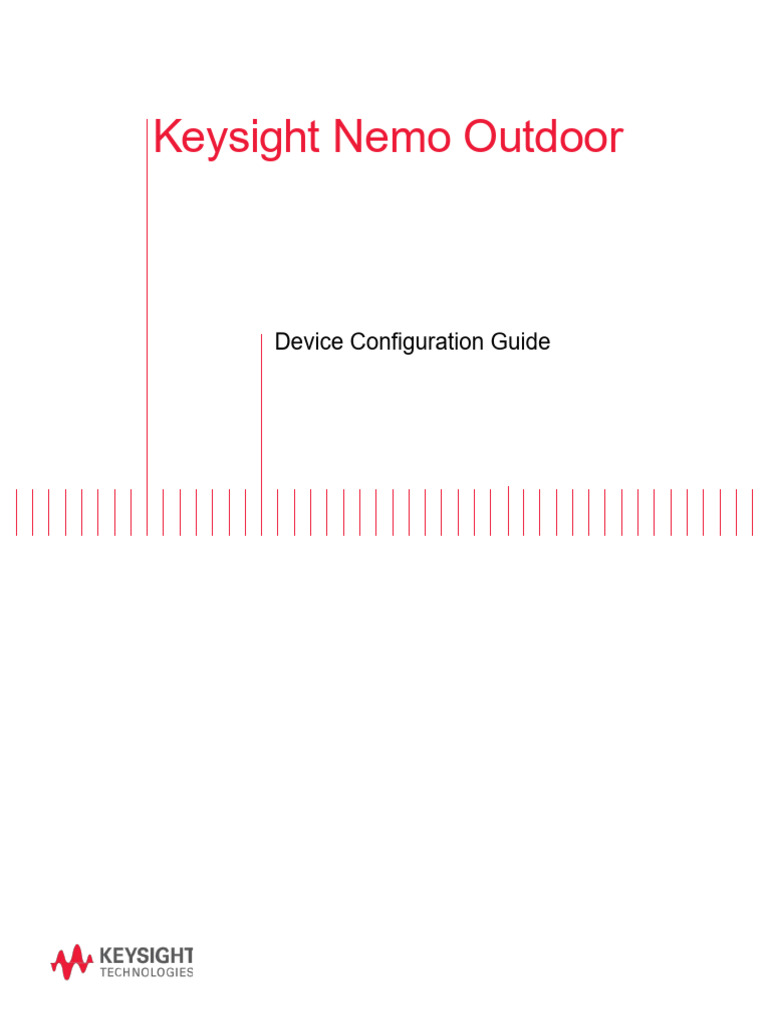 Nemo Outdoor 9.21 Device Configuration Guide | PDF