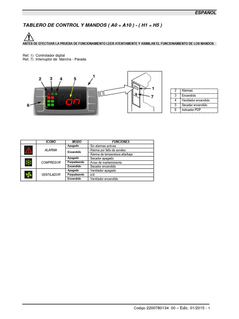 Instruction A0 - A10 (ES) | PDF