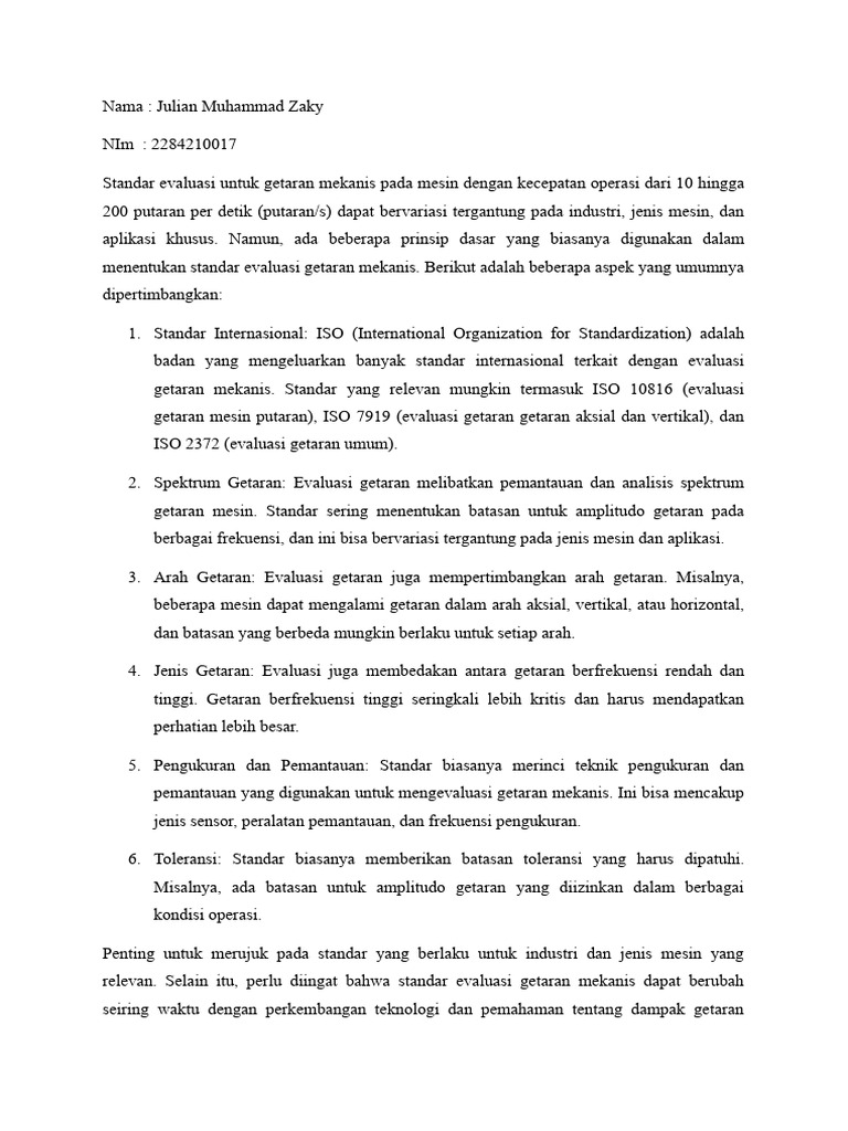 Resume Iso 2732 | PDF