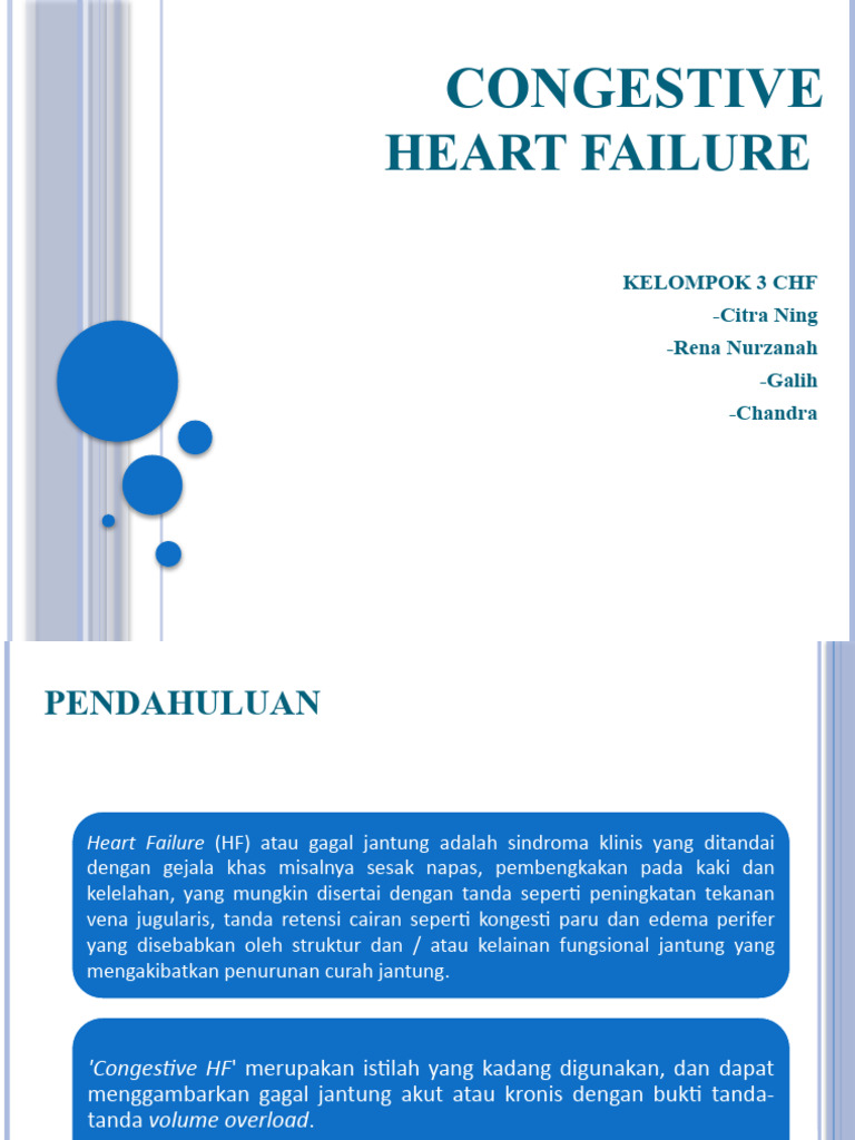 Heart Failure: Congestive | PDF