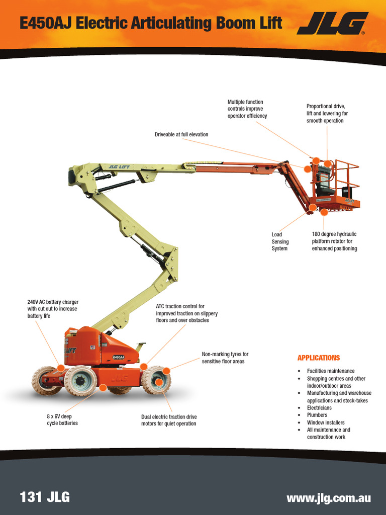 JLG E450aj | PDF | Elevator | Transport