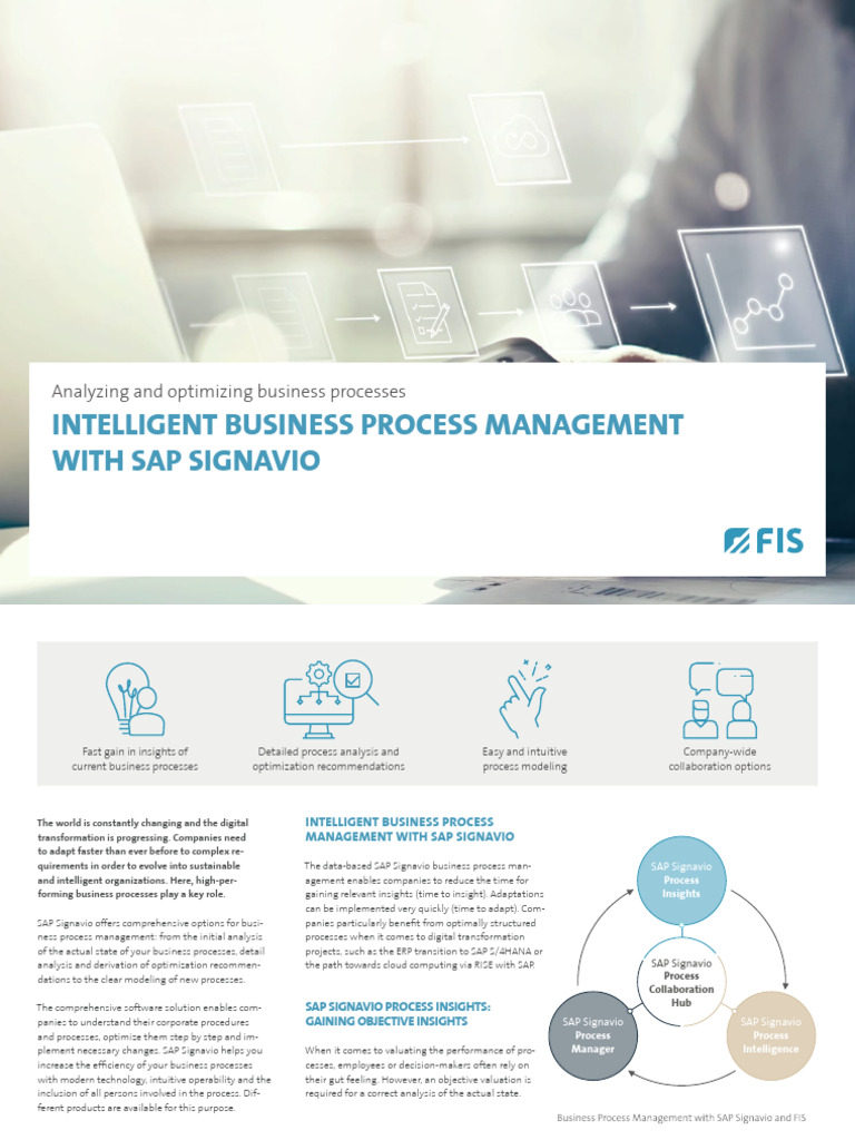 Flyer Sap Signavio en | PDF | Business Process | Business Process ...