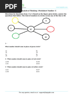 Logiqids Analytical Thinking Worksheets | PDF