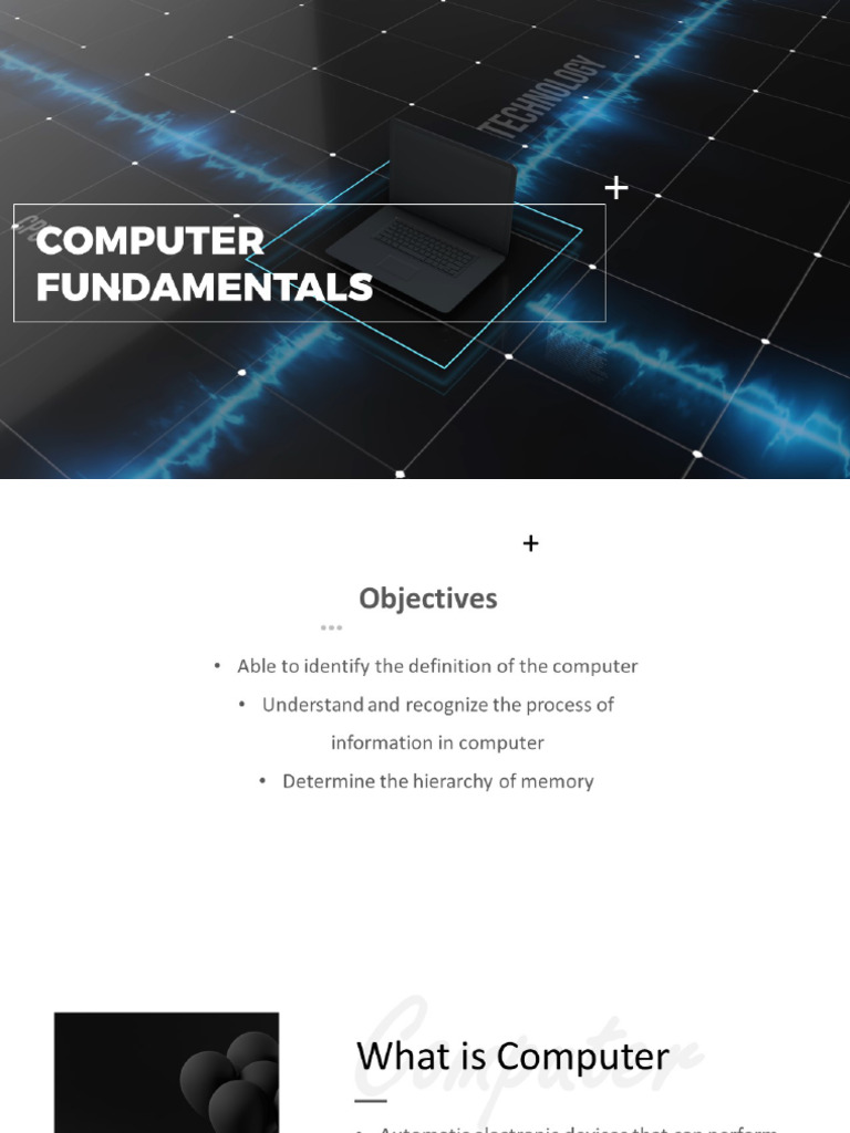 Computer Fundamentals 1 | PDF