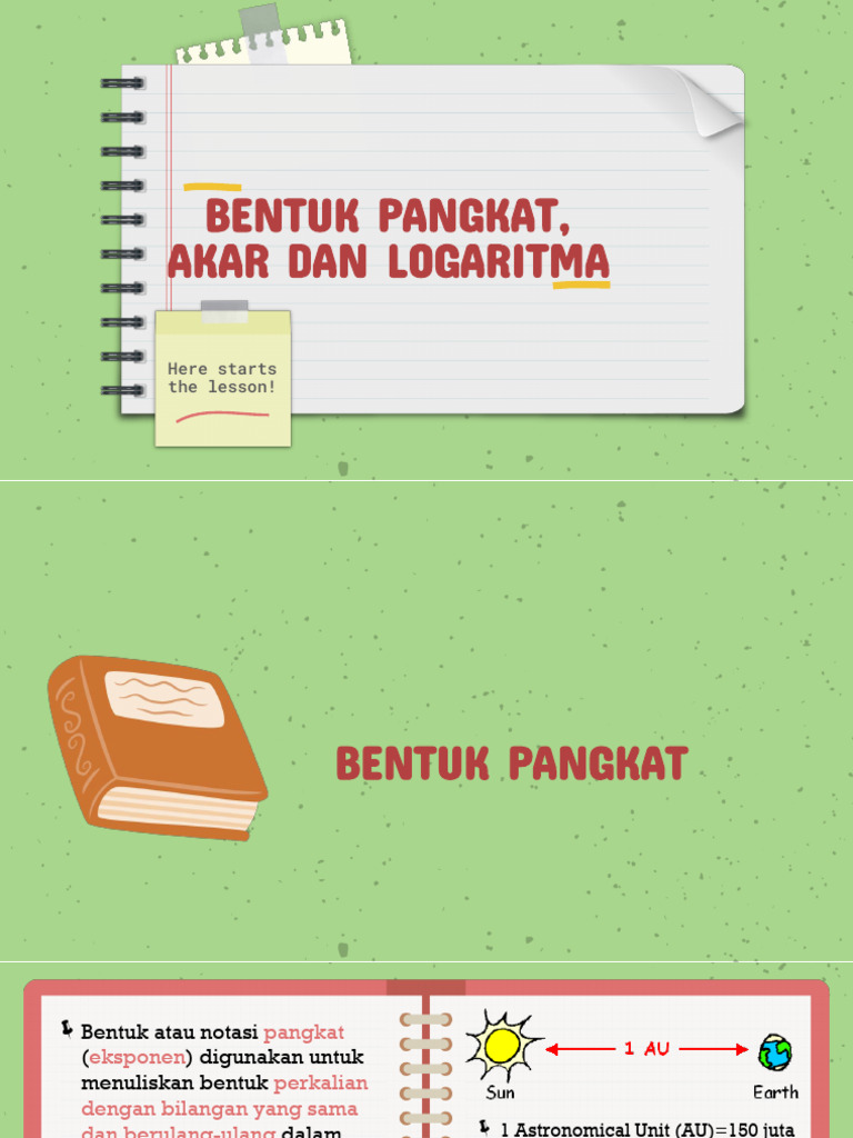 Notasi Pangkat dan Akar dalam Matematika | PDF