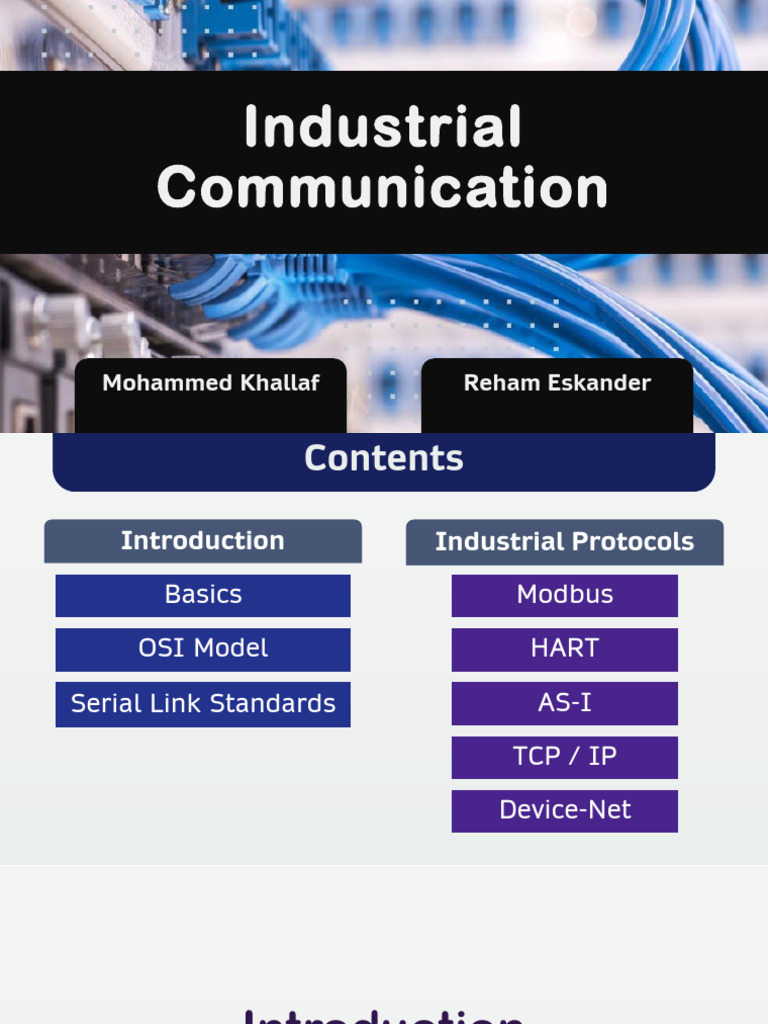 Industrial Communication | PDF | Osi Model | Computer Network
