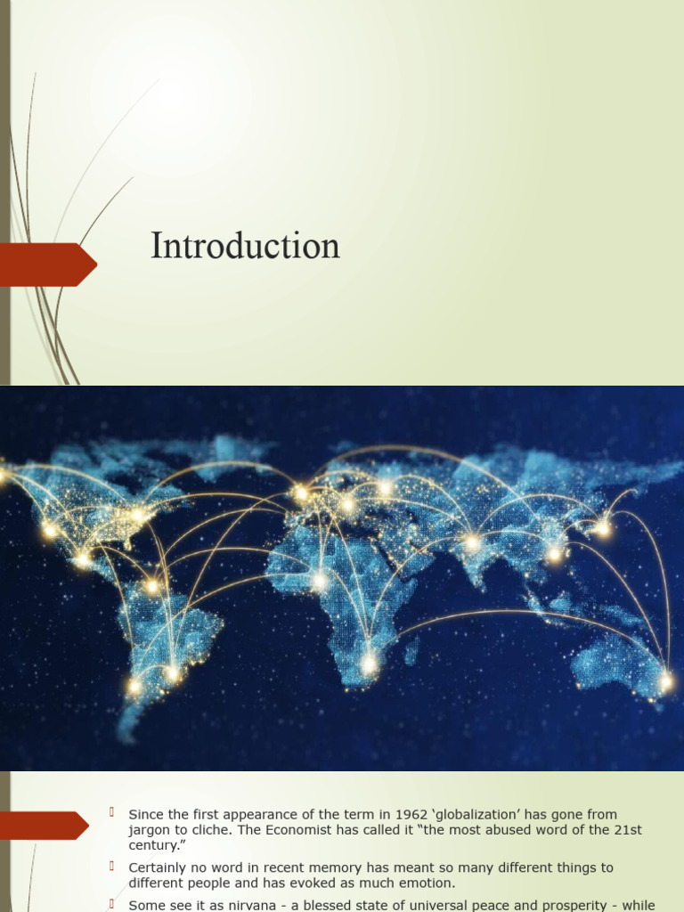 Introduction - Globalisation and Global History | PDF
