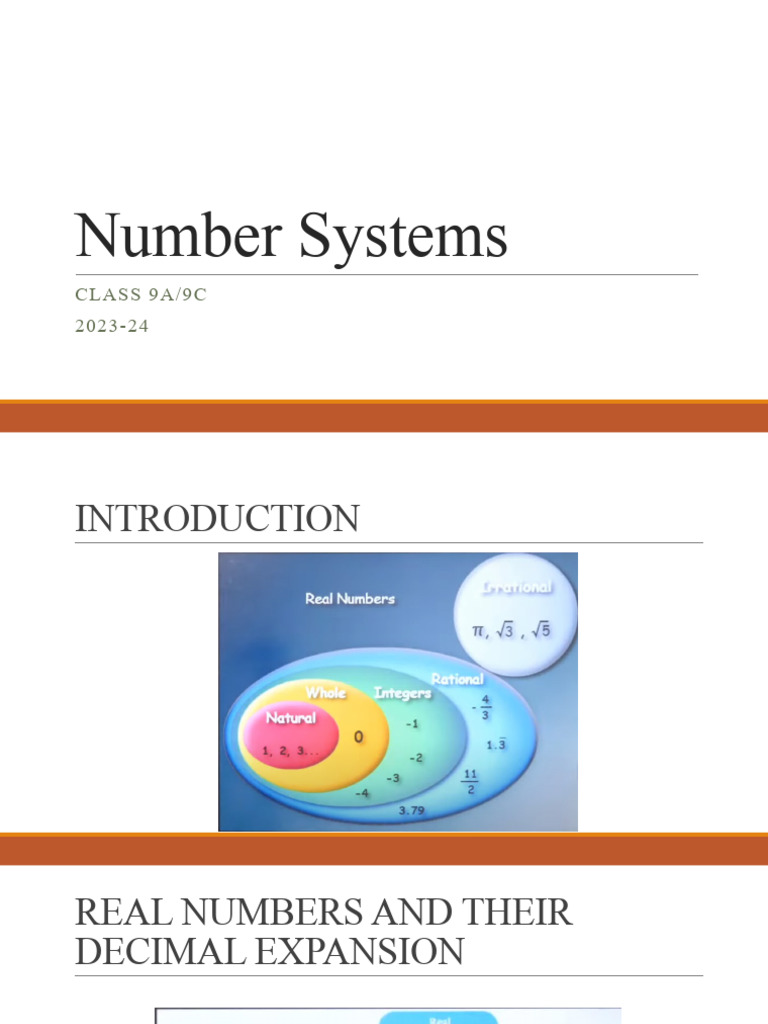 Number Systems | PDF