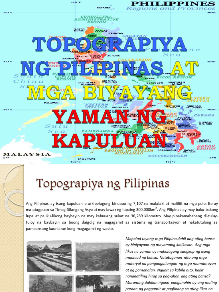Dokumen - Tips Topograpiya NG Pilipinas at Mga Biyayang Yaman NG ...