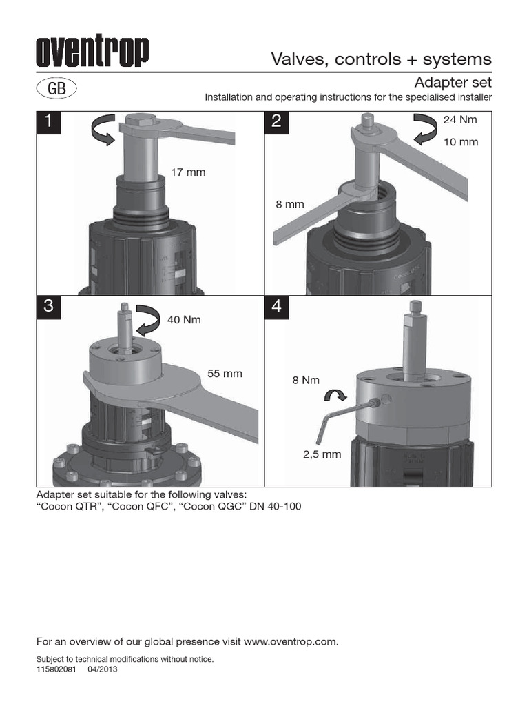 Actuator 1158022 Installation Guide | PDF
