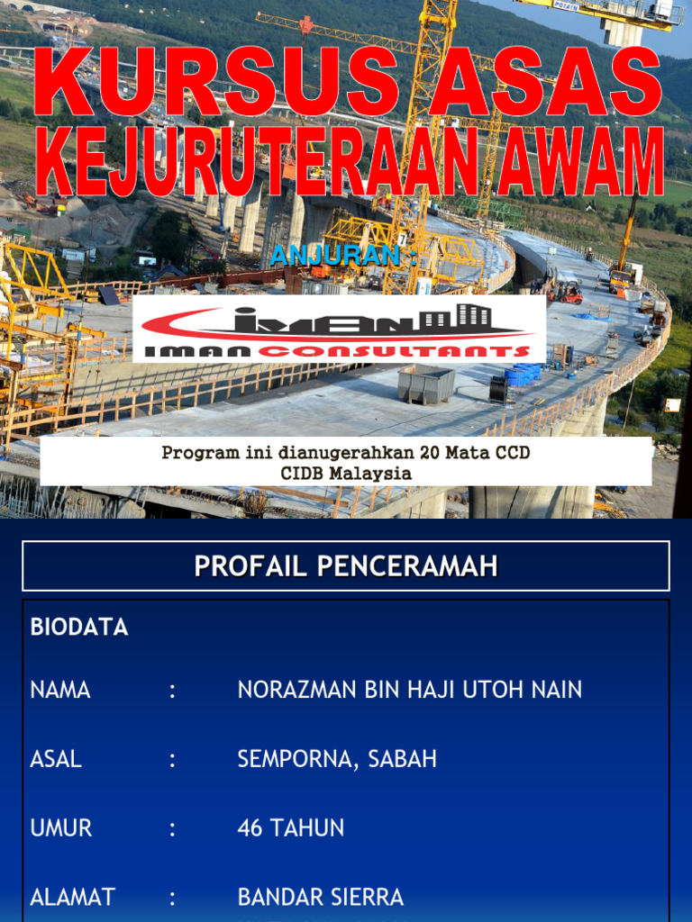 Kursus Asas Kejuruteraan Awam | PDF