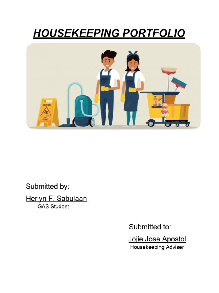 Housekeeping Portfolio | PDF