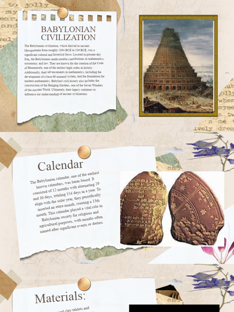 Babylonian-Civilization 20230907 115830 0000 | PDF | Babylonia ...
