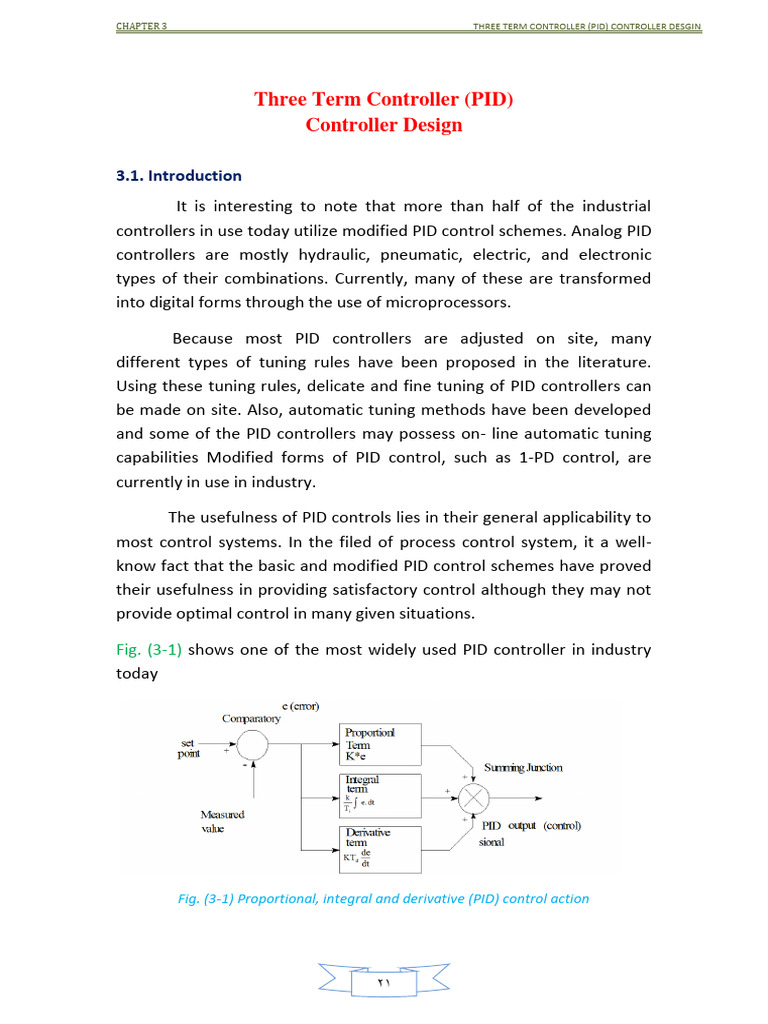 Three Term Controller | PDF