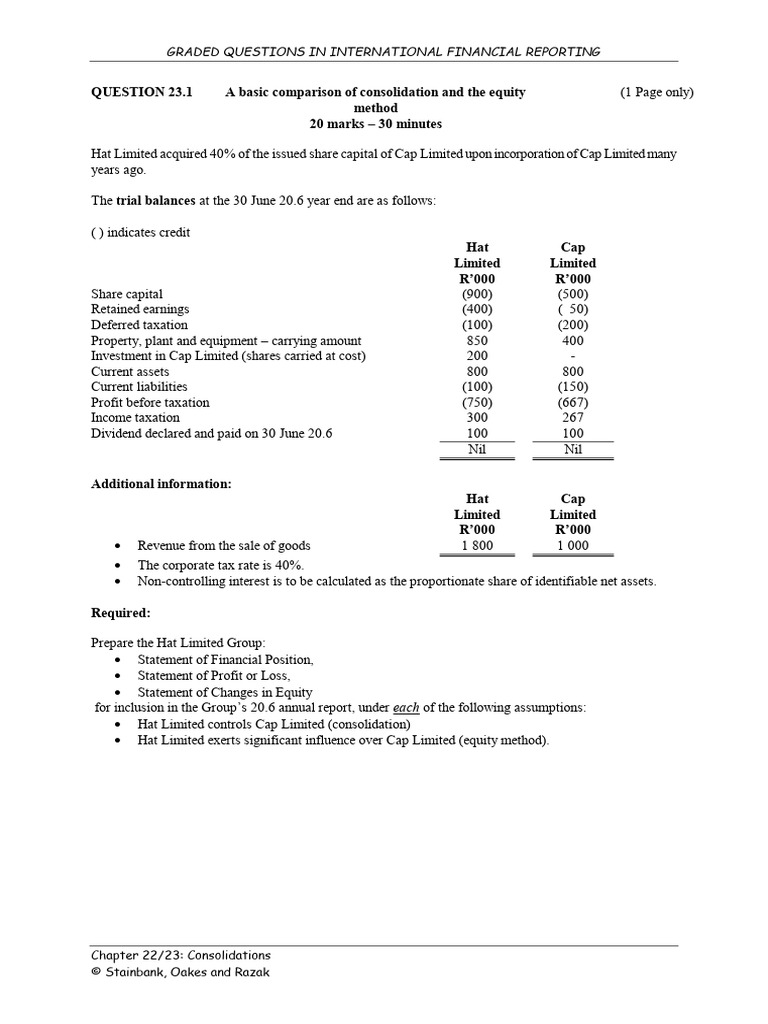 Week 5 Tutorial Questions Solutions | PDF