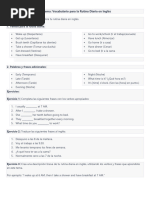 Worksheet - Mi Rutina Diaria | PDF | Verbo