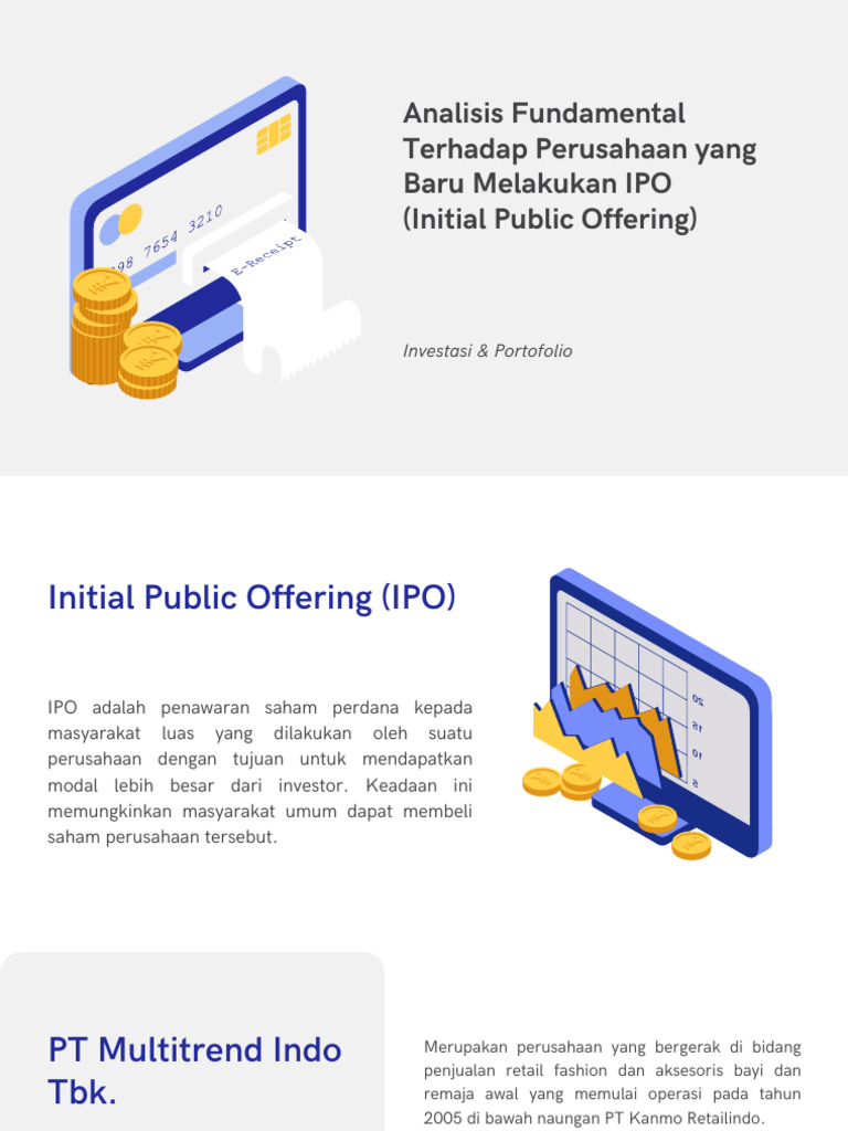 Peluang Investasi PT Multitrend Indo Tbk | PDF