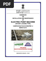 Point Machine FOR RAILWAY SIGNALING | PDF | Electric Motor | Clutch