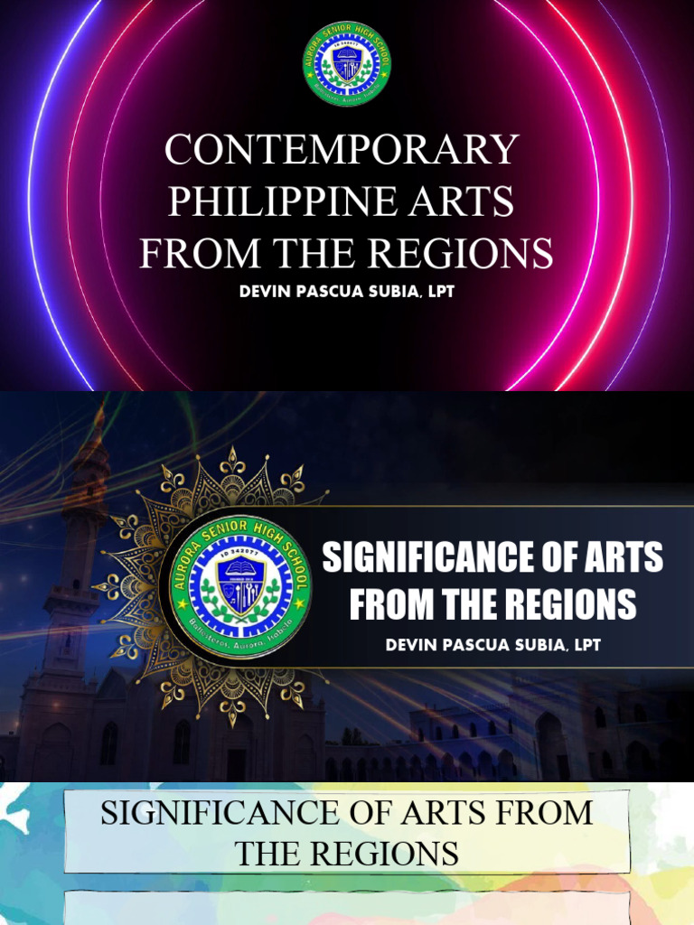 Significance of Regional Philippine Arts | PDF