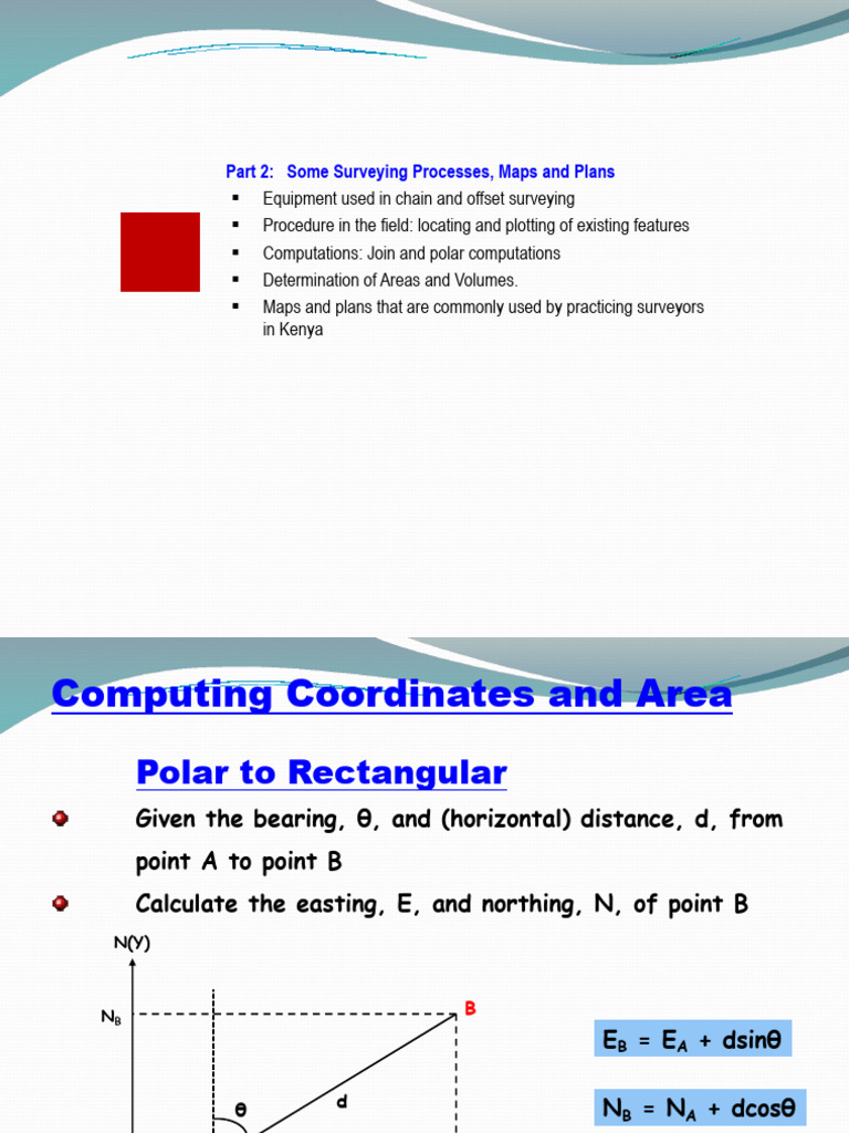 Intro Surveying BRE BCM BQS 201 JBKK Part 2 Revised | PDF | Surveying ...