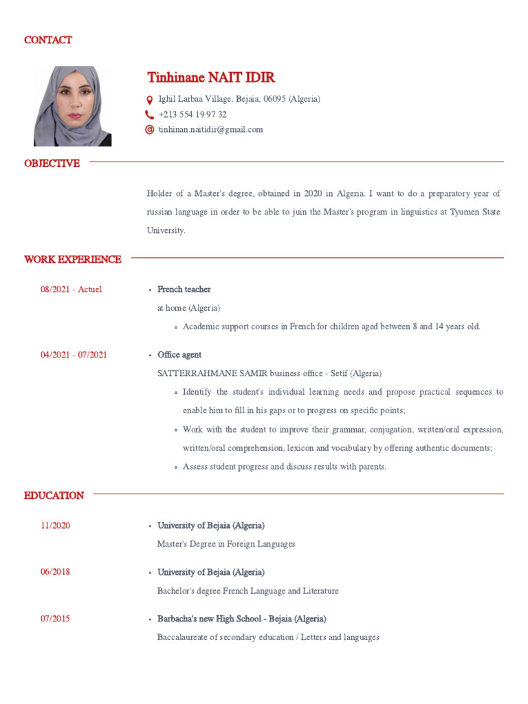 English CV | PDF