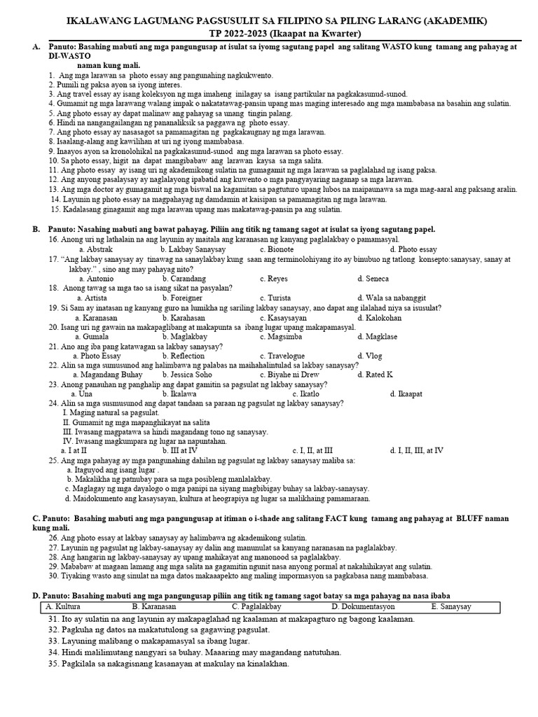q4lp2-akademik-with-answer-key-pdf