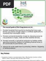 Temo Letlotlo Guidelines | PDF | Loans | Agriculture