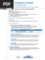 Oxonia Active Acid Sanitizer Overview | PDF | Disinfectant ...
