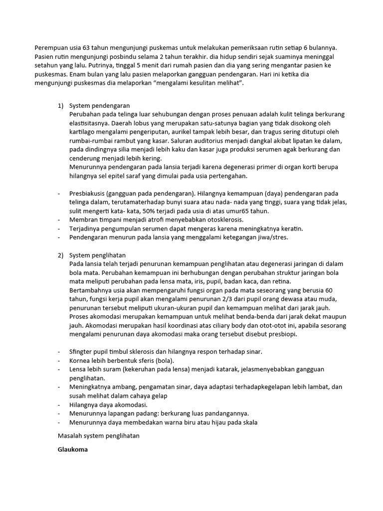 Case 1 | PDF | Pengembangan Diri | Kesehatan Holistik