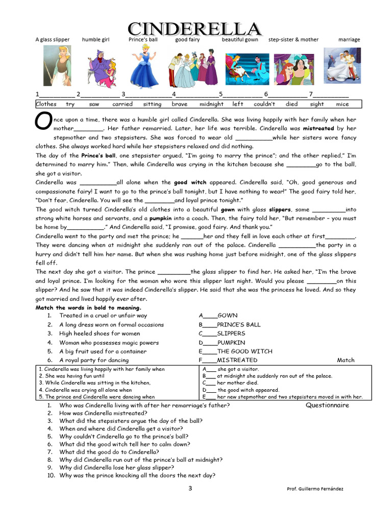 Cinderella Reader's Plan | PDF