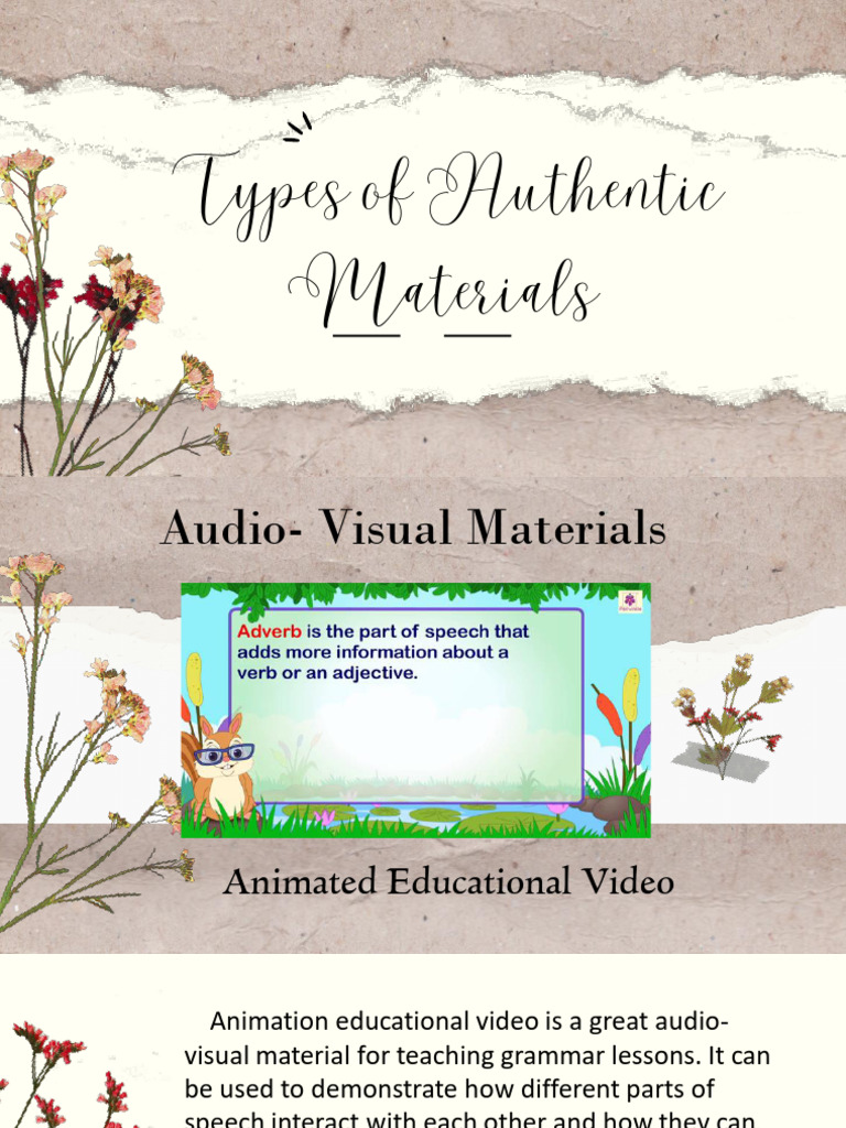 Collection of Authentic Materials | PDF