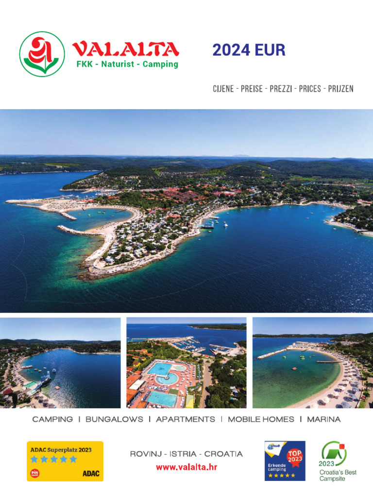 Prices FKK Camping Valalta - EUR - 2024 | PDF