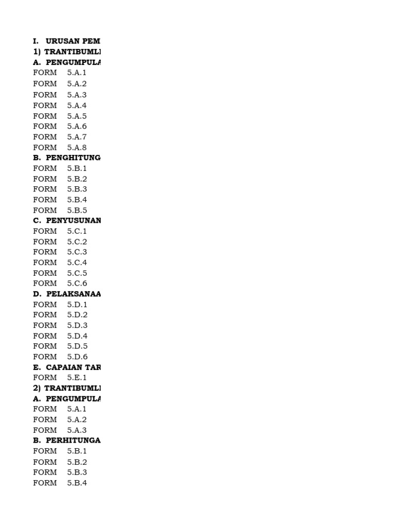 Form Trantibumlinmas Kab | PDF