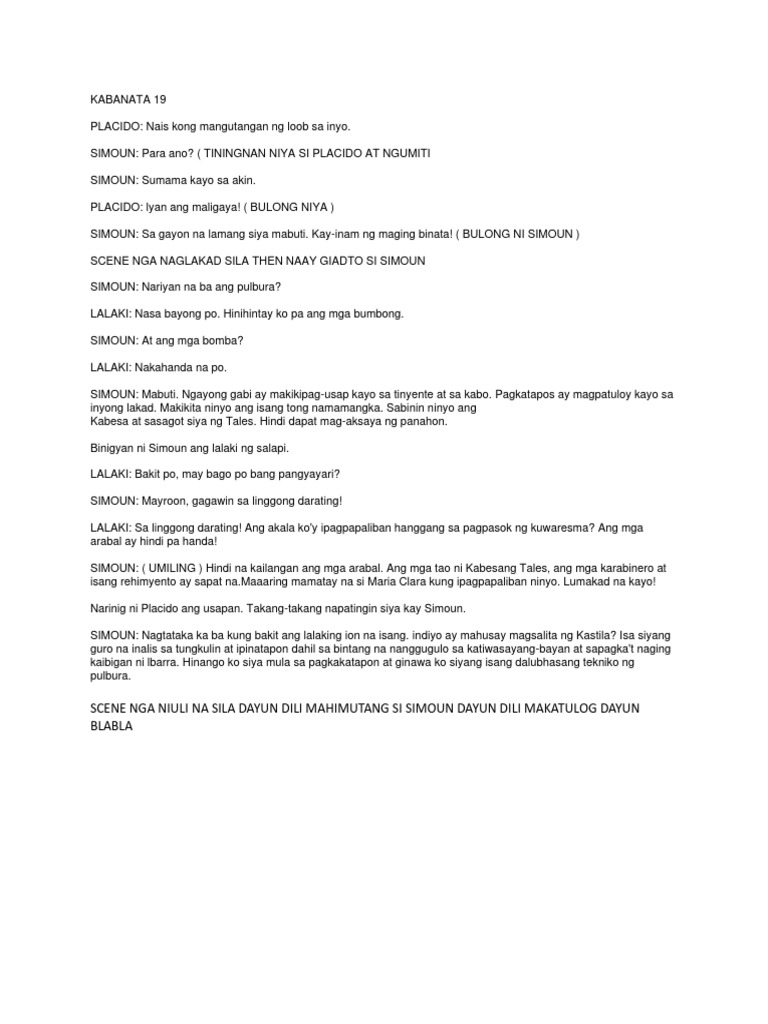 Kabanata 19 | PDF