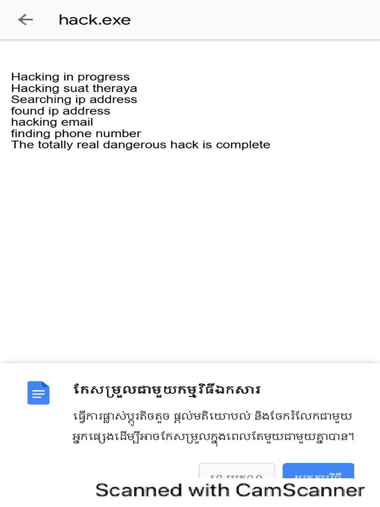 Hack Exe | PDF