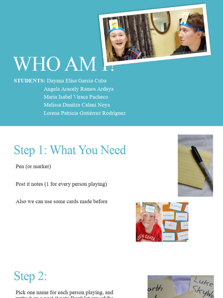 Who Am I | PDF