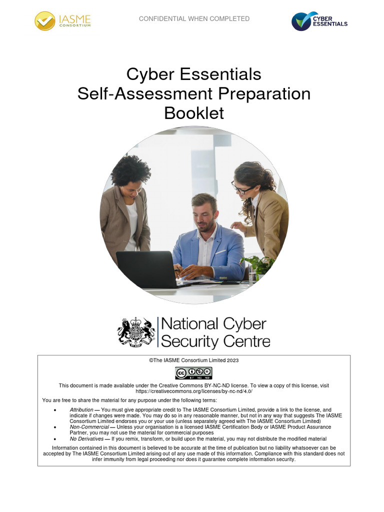 Cyber Essentials Self-Assessment Guide | PDF | Computers
