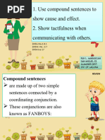 Using Compound Sentences To Show Cause and Effect 5 | PDF | Causality