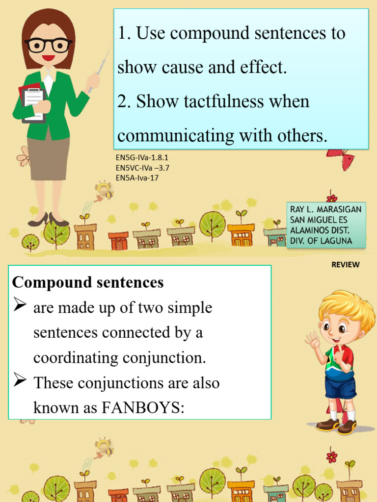 Compound Sentences: Cause and Effect Guide | PDF