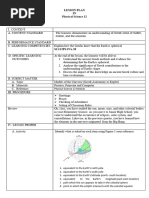 5LESSON PLAN Three Types of Terrestrial Motions | PDF | Earth | Universe