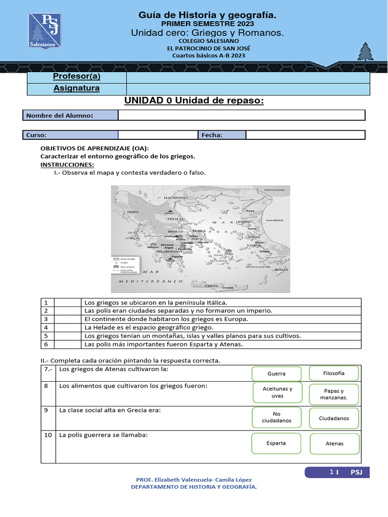 Guía de Historia Civilizaciones de Europa | PDF | Antigua Grecia ...