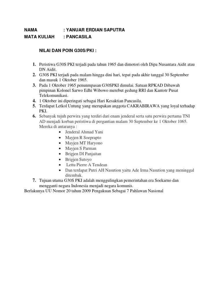 Tugas Pancasila Yanuar Erdian | PDF