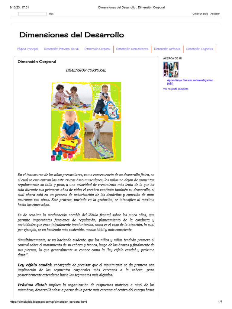 Dimensión Corporal | PDF