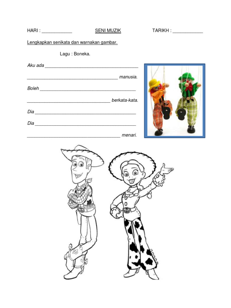 Lembaran Kerja - Boneka | PDF