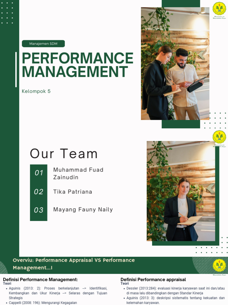 Kelompok 5 - Performance Management - MSDM MM FE UNJ | PDF