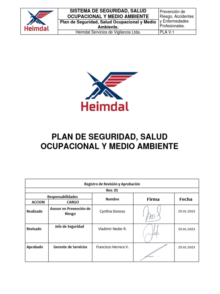 Plan HSE General - Heimdal Seguridad 232-56 20230821224815 | PDF ...