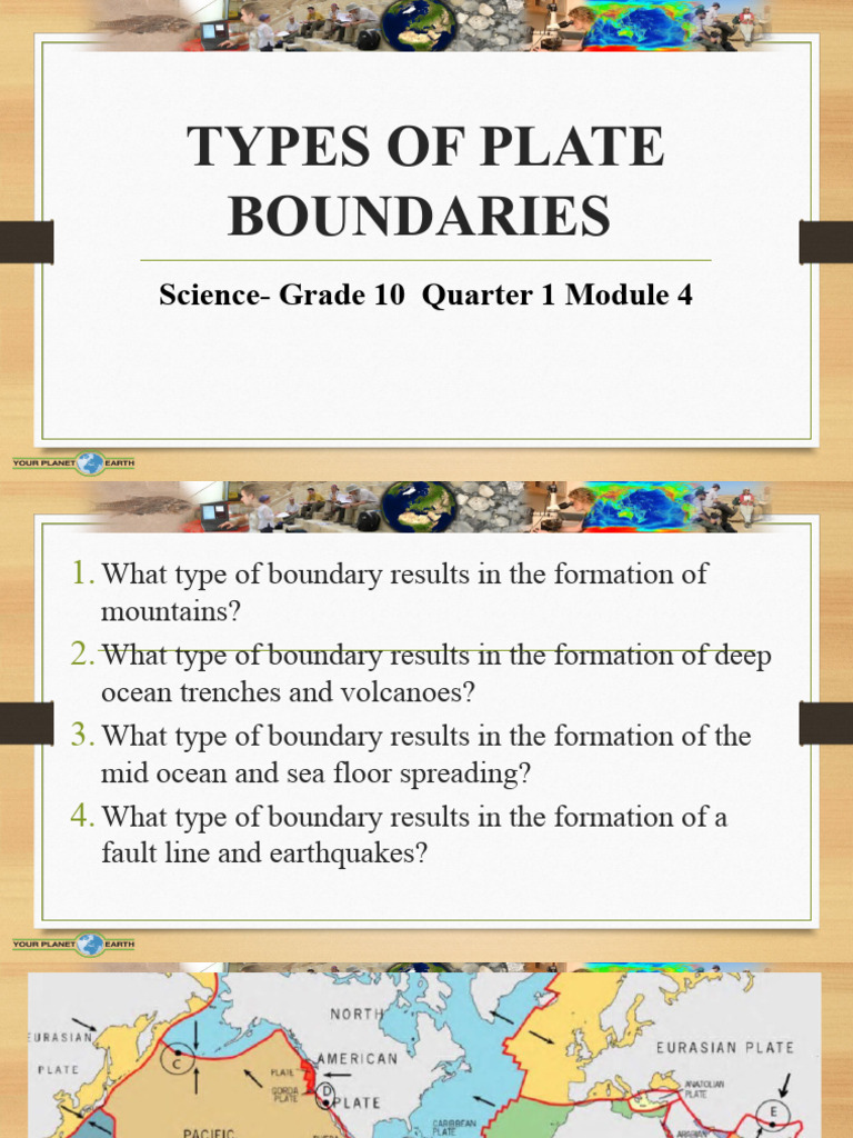 ES10 Module 4 | PDF | Plate Tectonics | Volcano