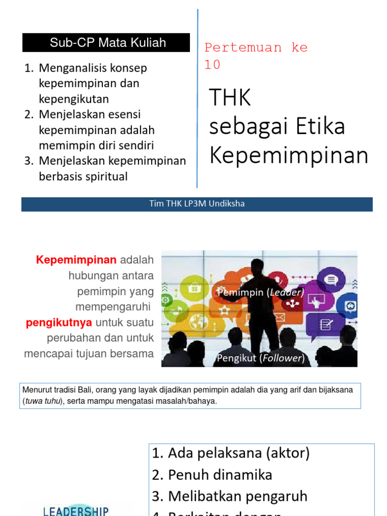 Pertemuan Ke 10 THK | PDF